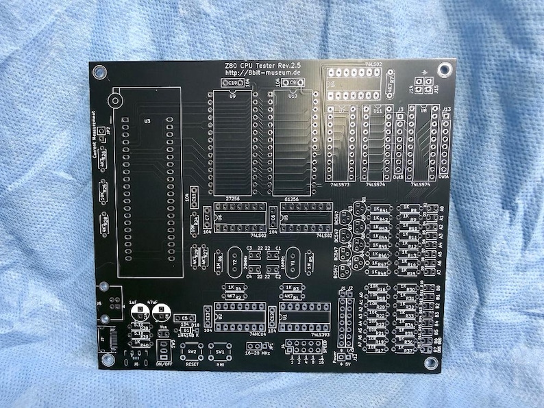 Z80 CPU NMOS / CMOS Tester - Motherboard Pcb - Etsy