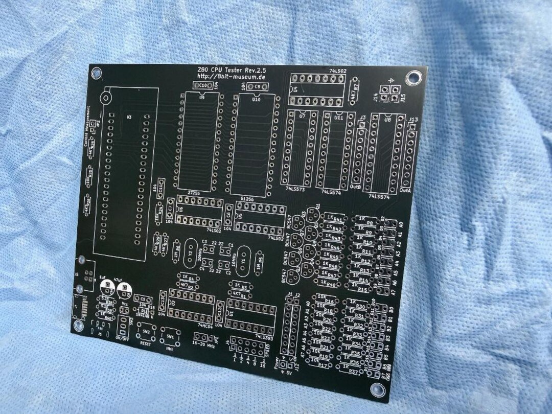 Z80 CPU NMOS / CMOS Tester - Motherboard Pcb - Etsy