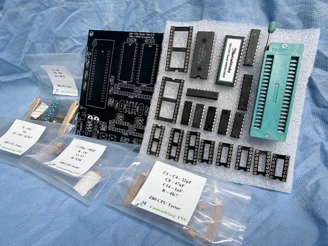 Z80 DDR NMOS / CMOS Tester - Kit Version - Etsy.de