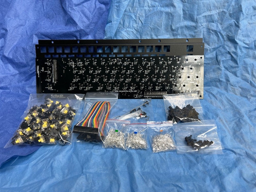 Mechboard64 LED Commodore Mechanical Keyboard - Kit Version - Etsy
