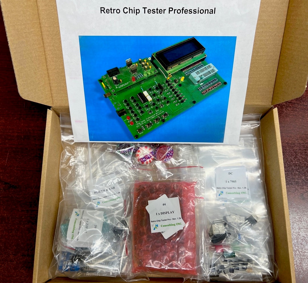 Retro Chip Tester Professional Complete Parts Set - Integrated Circuit ...