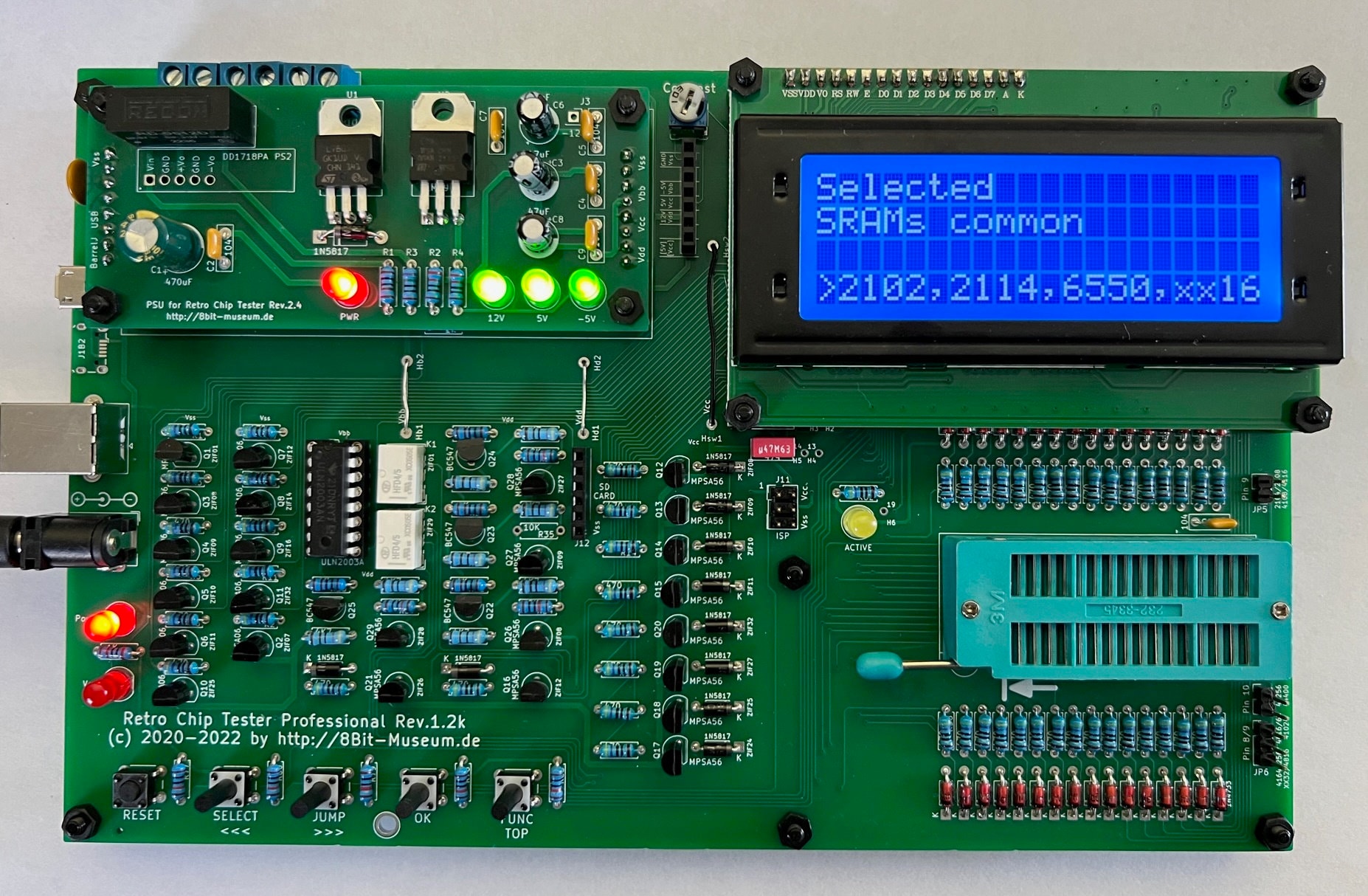 Retro Chip Tester Professional Complete - Integrated Circuit Tester ...