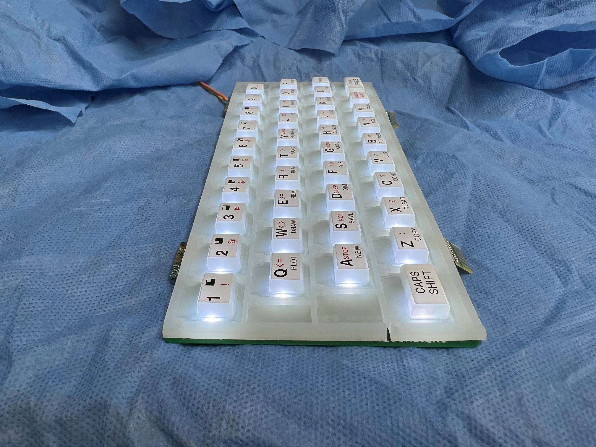 The Mechboardzx LED - Sinclair ZX Spectrum 16K/48K Mechanical Keyboard ...