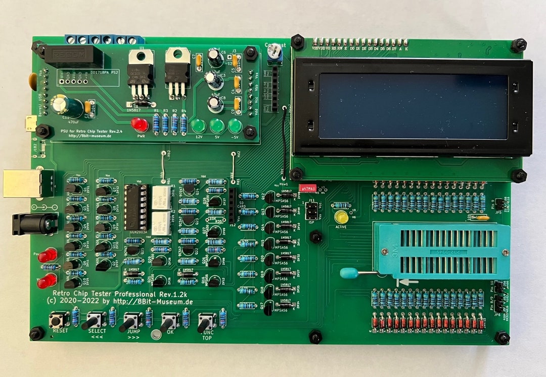 Retro Chip Tester Professional Complete - Integrated Circuit Tester ...