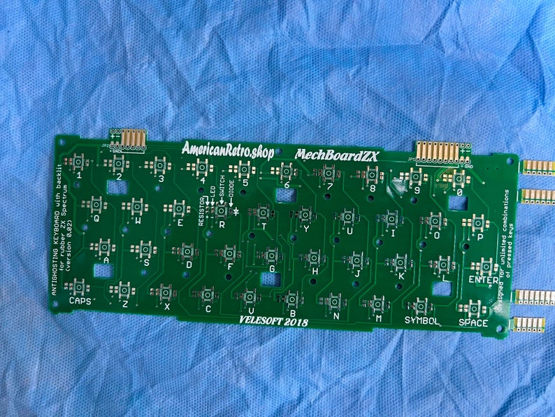 The Mechboardzx LED - Sinclair ZX Spectrum 16K/48K Mechanical Keyboard ...