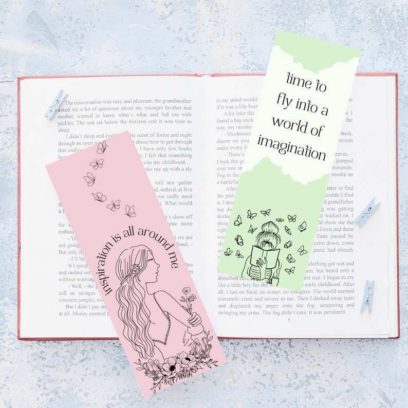 Printable Bookmarks for Book Lovers Positive Affirmation Bookmarks for ...
