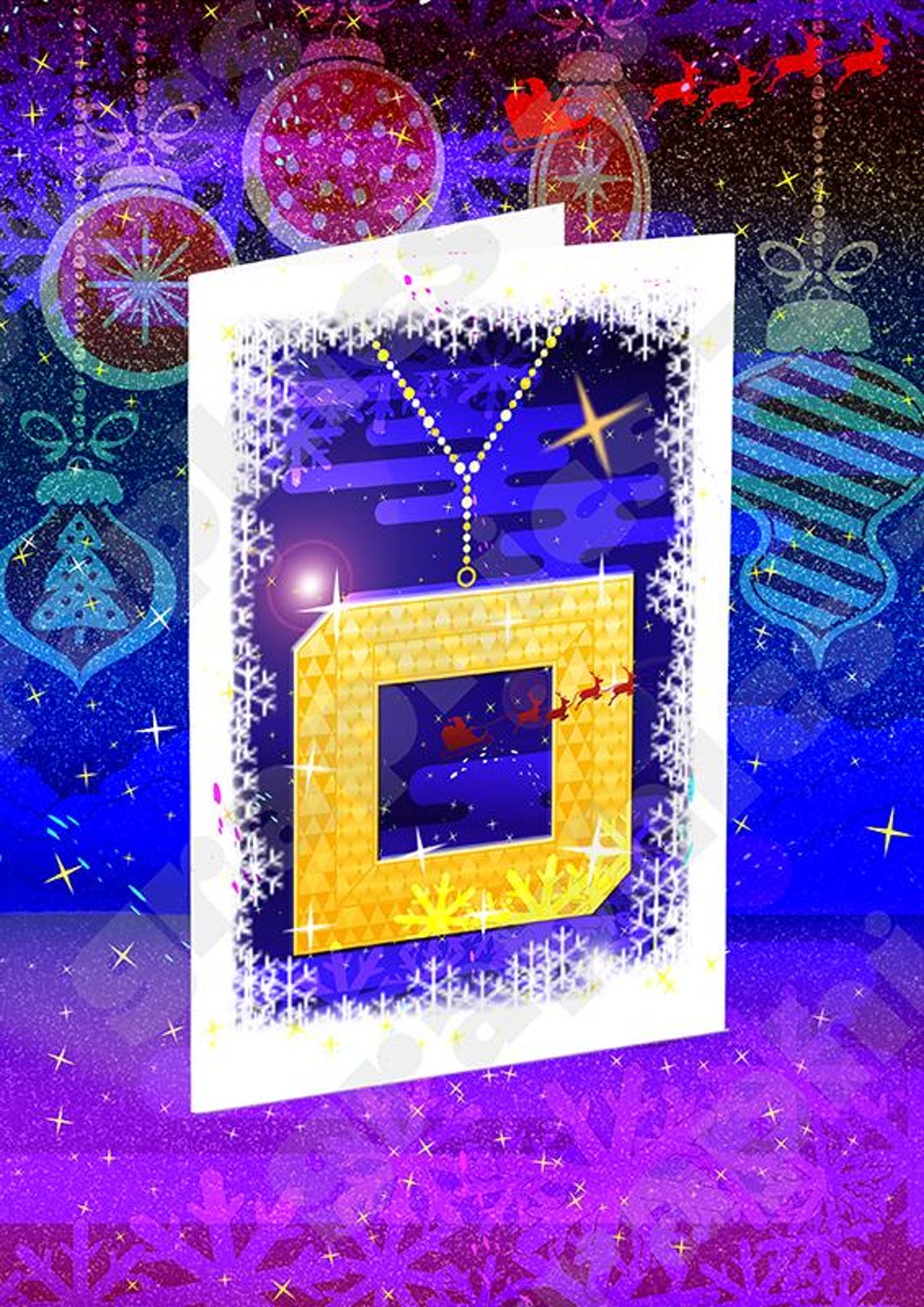 01 Spread Christmas Cheer With Exclusive Bling Christmas Square Bauble ...