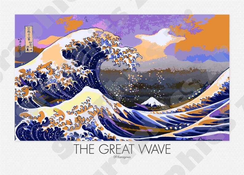 03 the Great Wave off Kanagawa. - Etsy