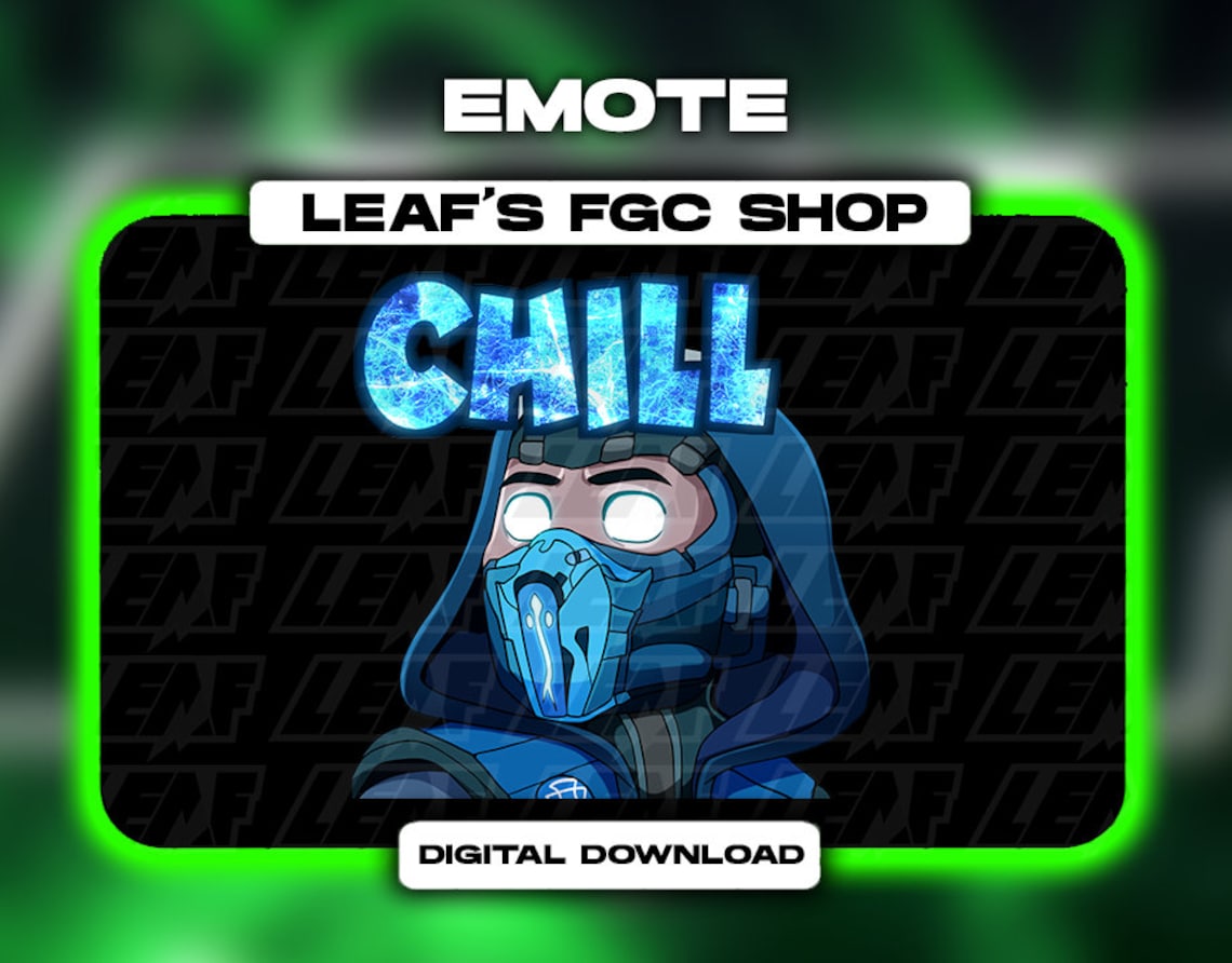 Sub-zero Static Mortal Kombat Emote for Twitch & Discord - Etsy