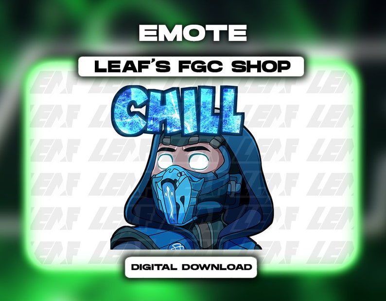 Sub-zero Static Mortal Kombat Emote for Twitch & Discord - Etsy