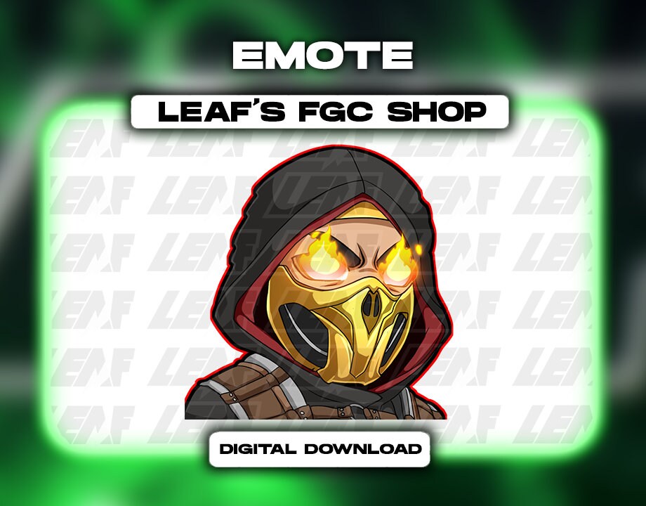 Scorpion Static Mortal Kombat Emote for Twitch & Discord - Etsy