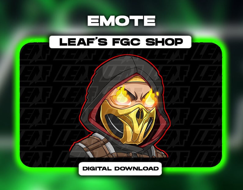 Scorpion Static Mortal Kombat Emote for Twitch & Discord - Etsy