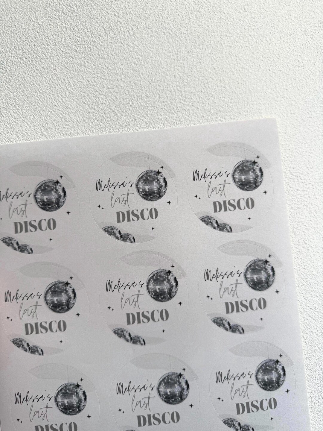 Last Disco Hen Party Stickers – 70s Bachelorette Favors - Etsy UK