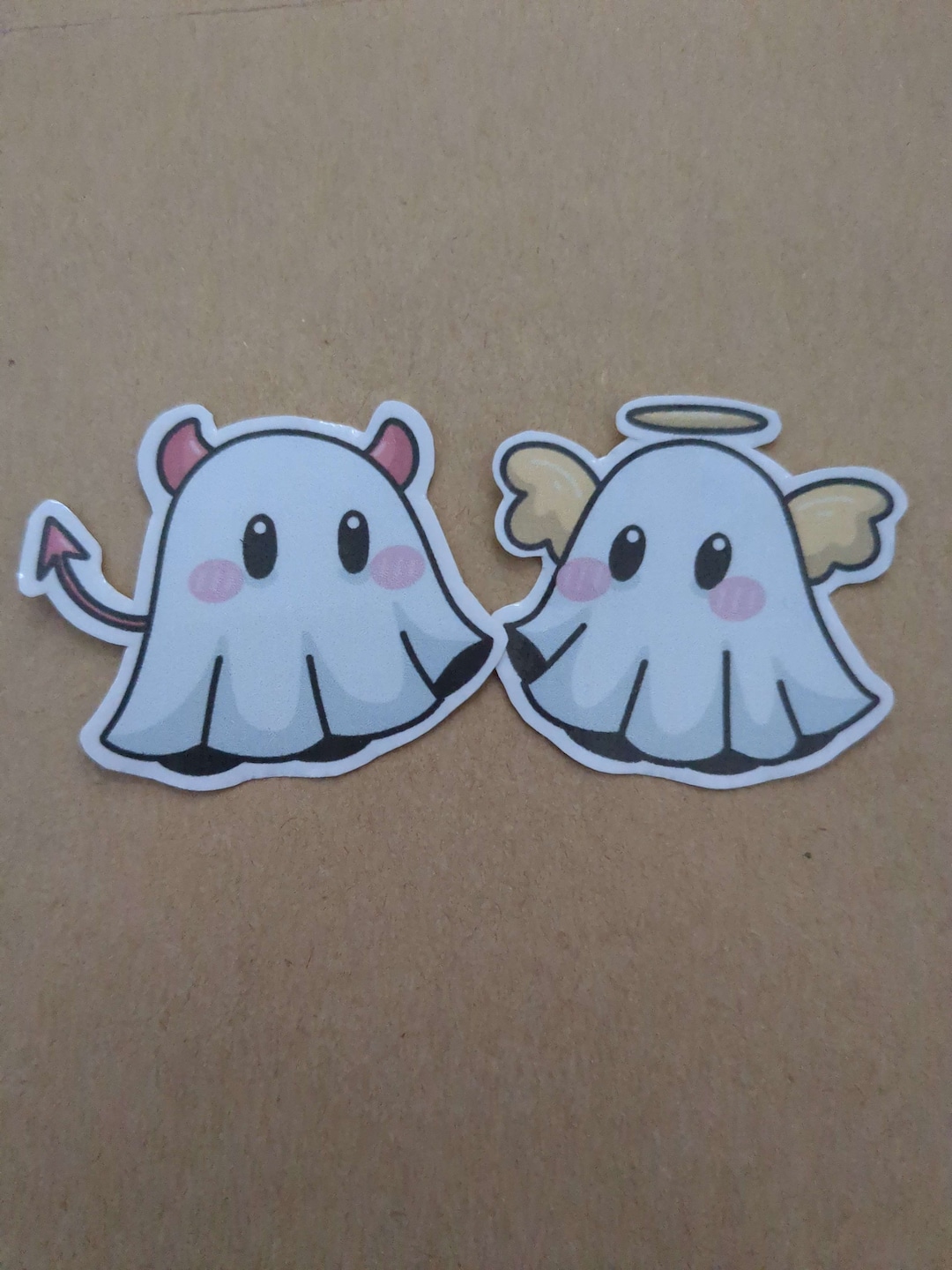 Angel and Devil - Ghost Pair - Etsy