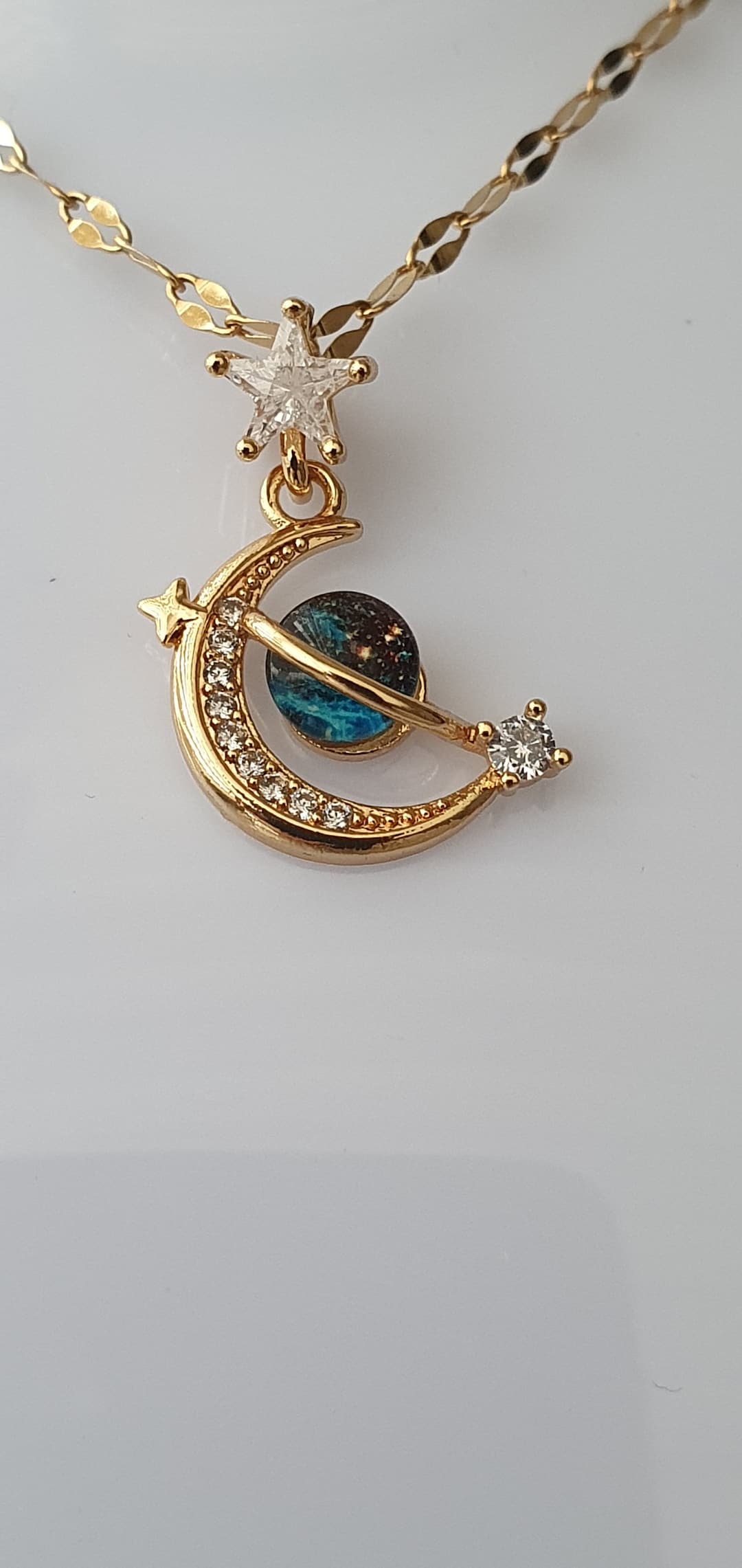 Galaxy Necklace, Star Necklace, Planet Necklace, Universe Pendant ...