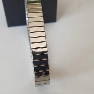 Stainless Steel Nomination-style Stretch Bracelet - Sleek & Minimalist ...