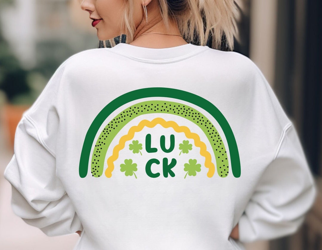 Luck Rainbow PNG I Retro St Patricks PNG I St Patrick's Day Download I ...