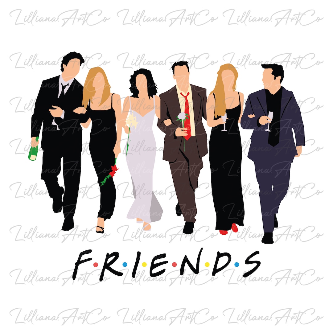 Friends SVG I Friends Illustration SVG I Friends PNG I Layers - Etsy UK