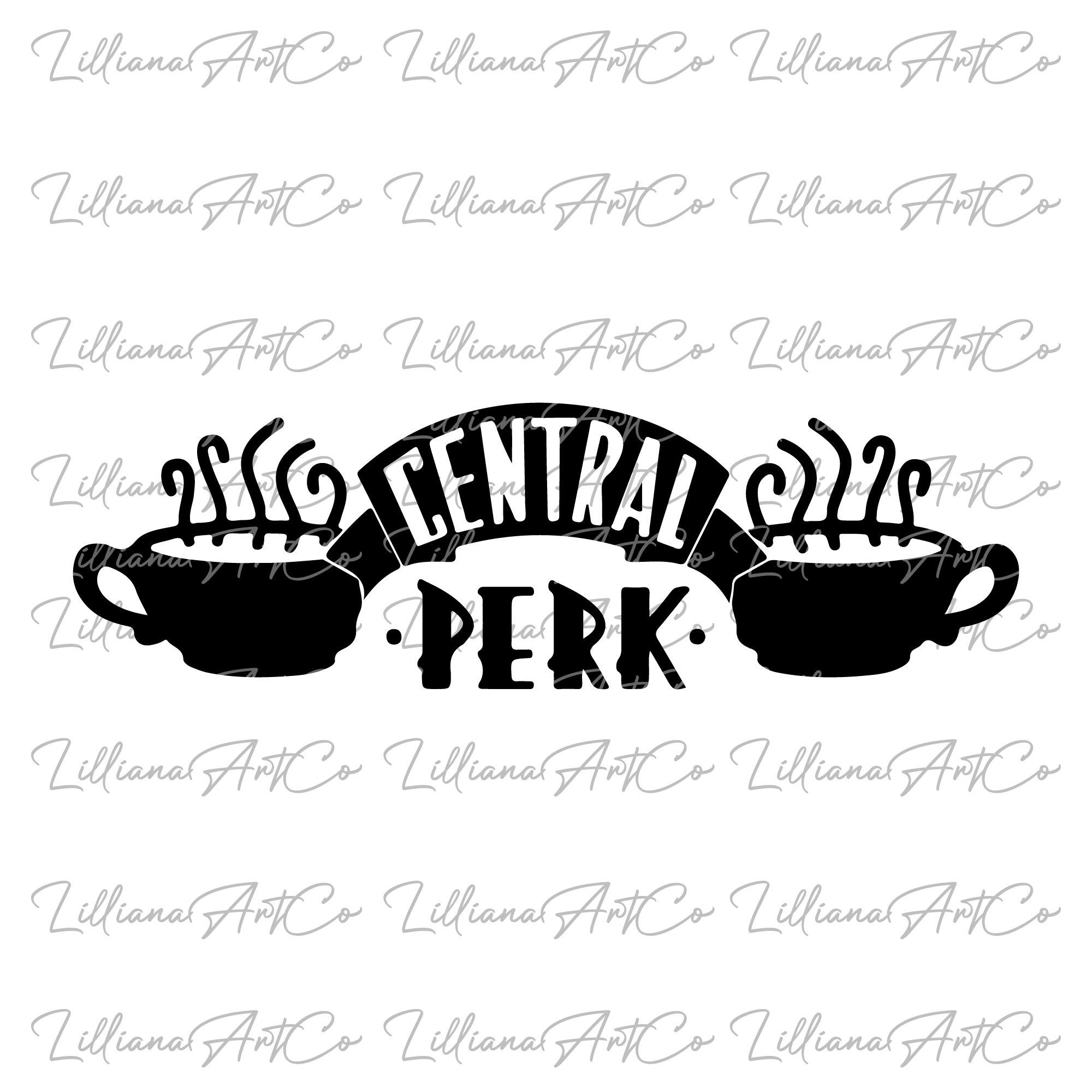 Central Perk SVG Friends SVG, Friends Png, Clip Art, Cricut, Svg, Jpg ...