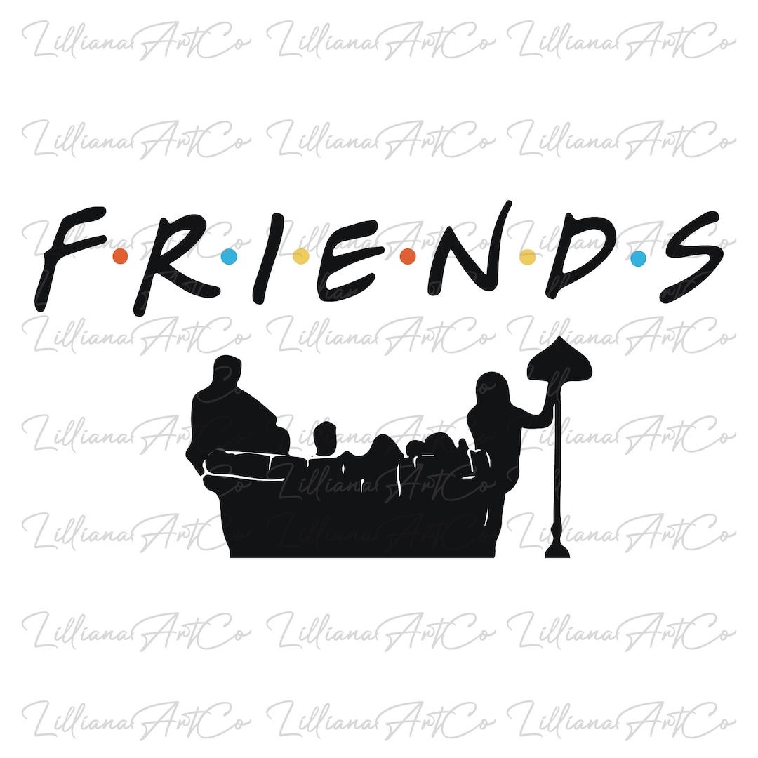 Friends SVG Friends Letters Svg, Friends Tv Show PNG, Svg Files for ...