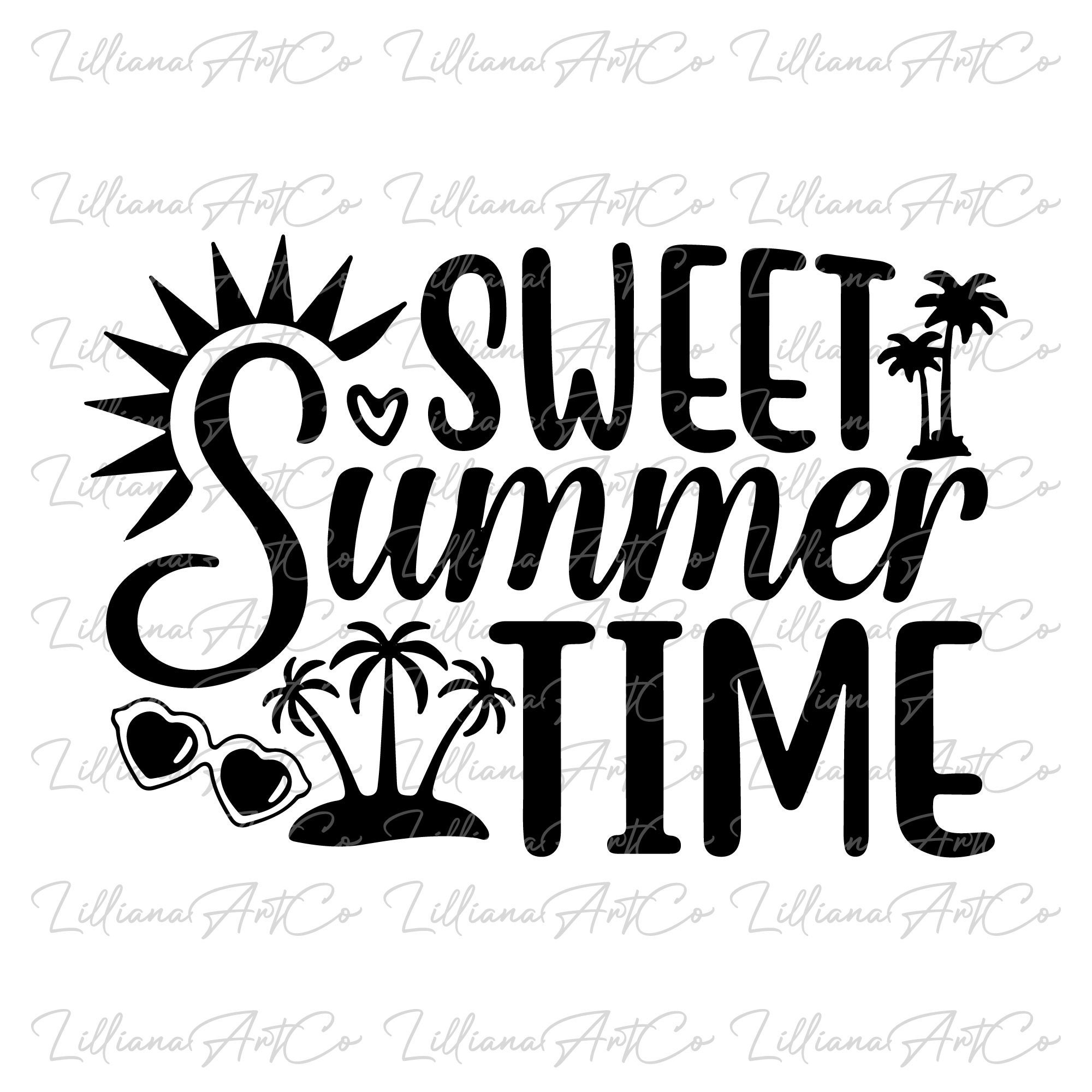 Sweet Summertime SVG Summer Svg Summertime Svg Vacation Svg - Etsy