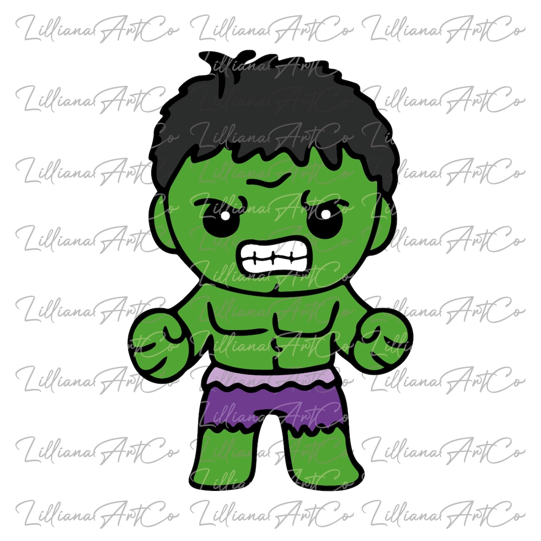 Baby Hulk SVG I Hulk SVG I the Incredible Hulk SVG, Crazy Hulk Vector ...