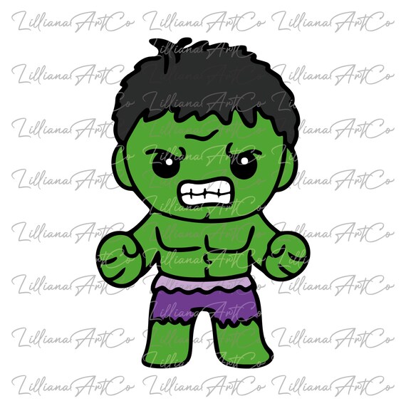 Incredible Hulk Cartoon Drawing