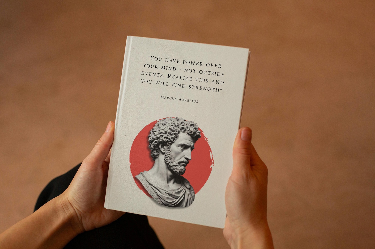 Marcus Aurelius Bust Stoic Journal, Stoicism Quote Inspirational ...