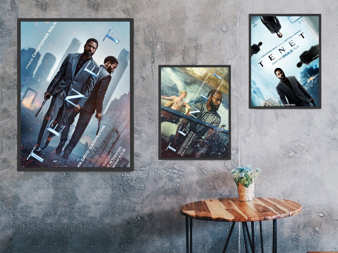 Tenet Movie Posters Wall Art Unique Customized Poster Gifts Canvas ...