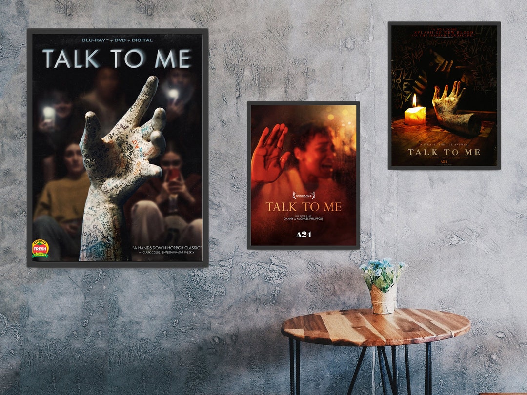 Talk to Me Movie Posters Wall Art Unique Customized Poster Gifts Canvas ...