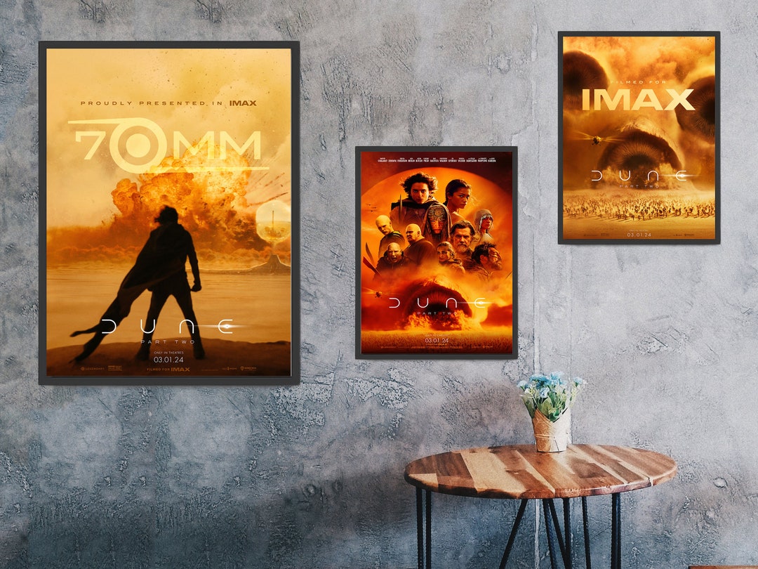 Dune: Part Two Movie Posters Wall Art Unique Customized Poster Gifts ...