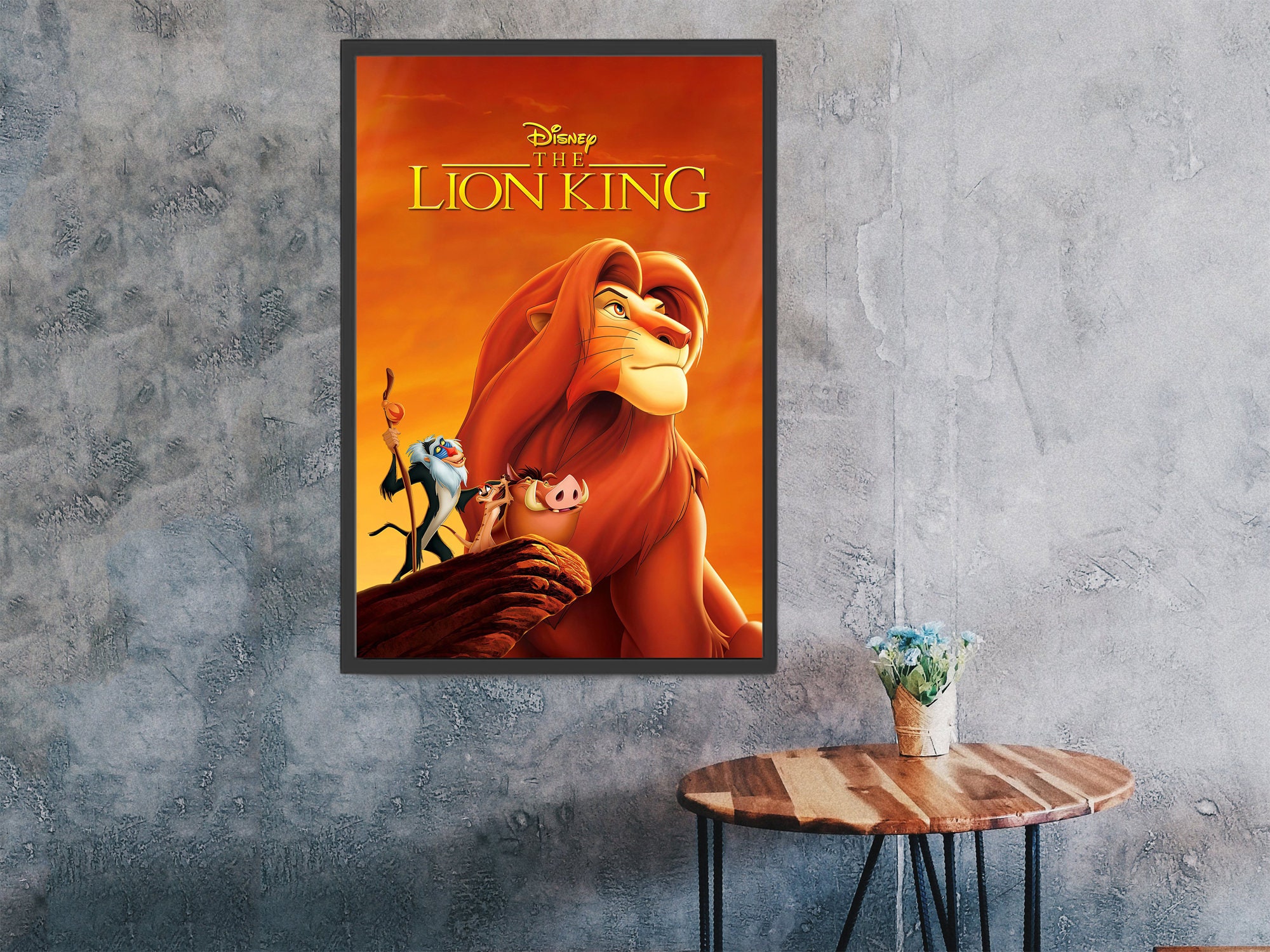 The Lion King Movie Posters Wall Art Unique Customized Poster Gifts ...