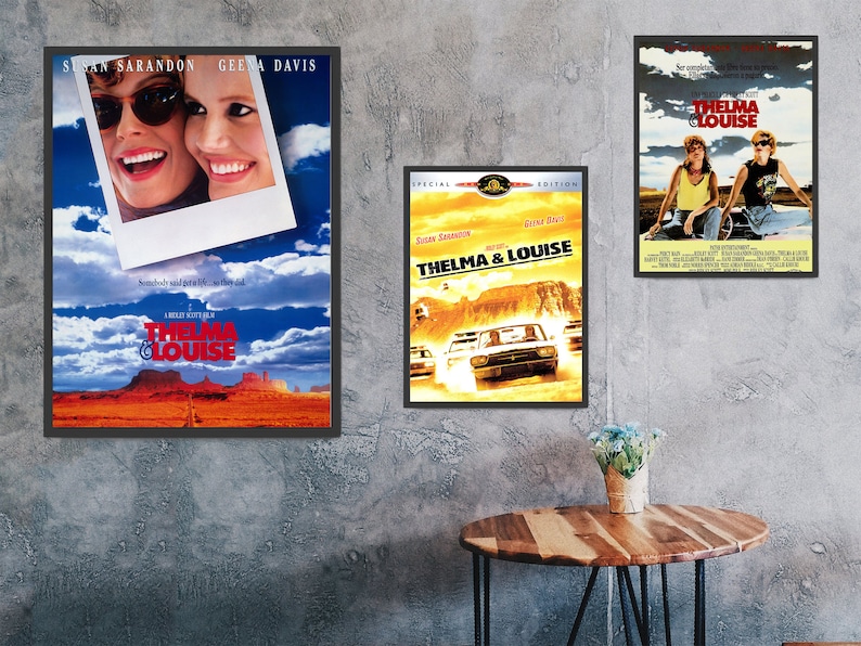 Thelma and Louise Movie Posters Wall Art Unique Customized Poster Gifts ...