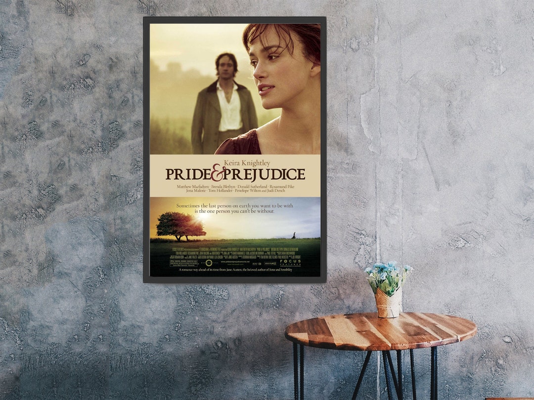 Pride and Prejudice Movie Posters Wall Art Unique Customized Poster ...