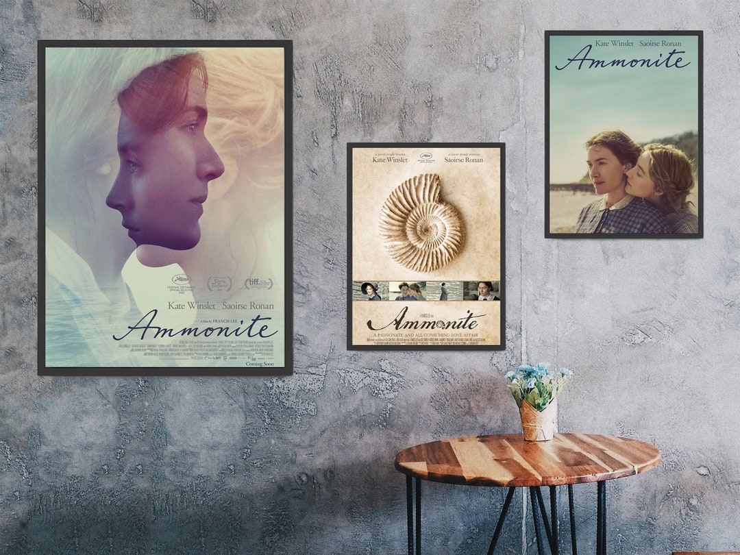 Ammonite Movie Posters Wall Art Unique Customized Poster Gifts Canvas ...