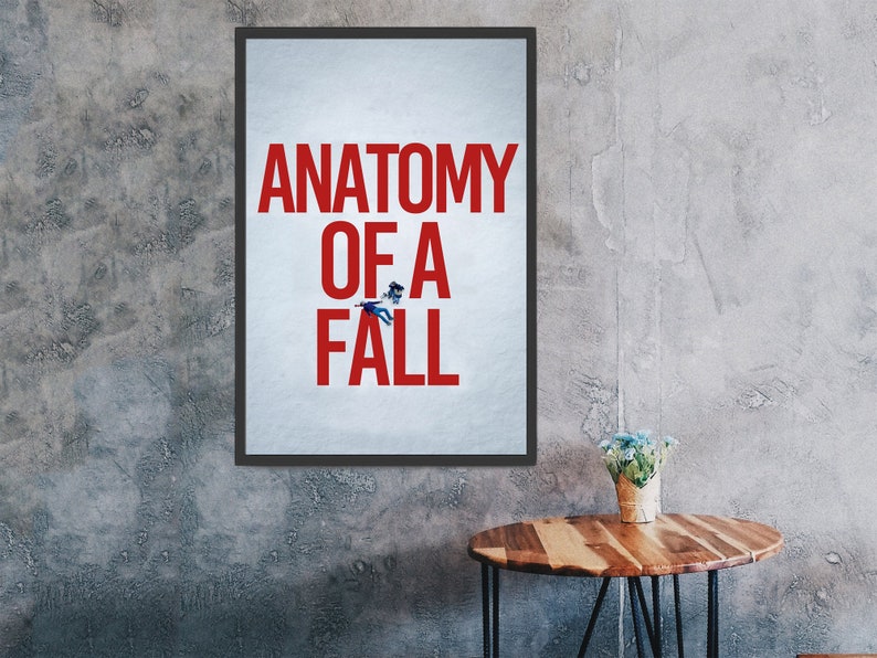 Anatomy of a Fall Movie Posters Wall Art Unique Customized Poster Gifts ...