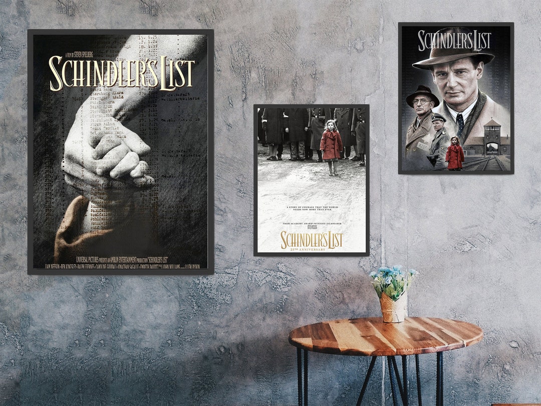 Schindlers List Movie Posters Wall Art Unique Customized Poster Gifts ...