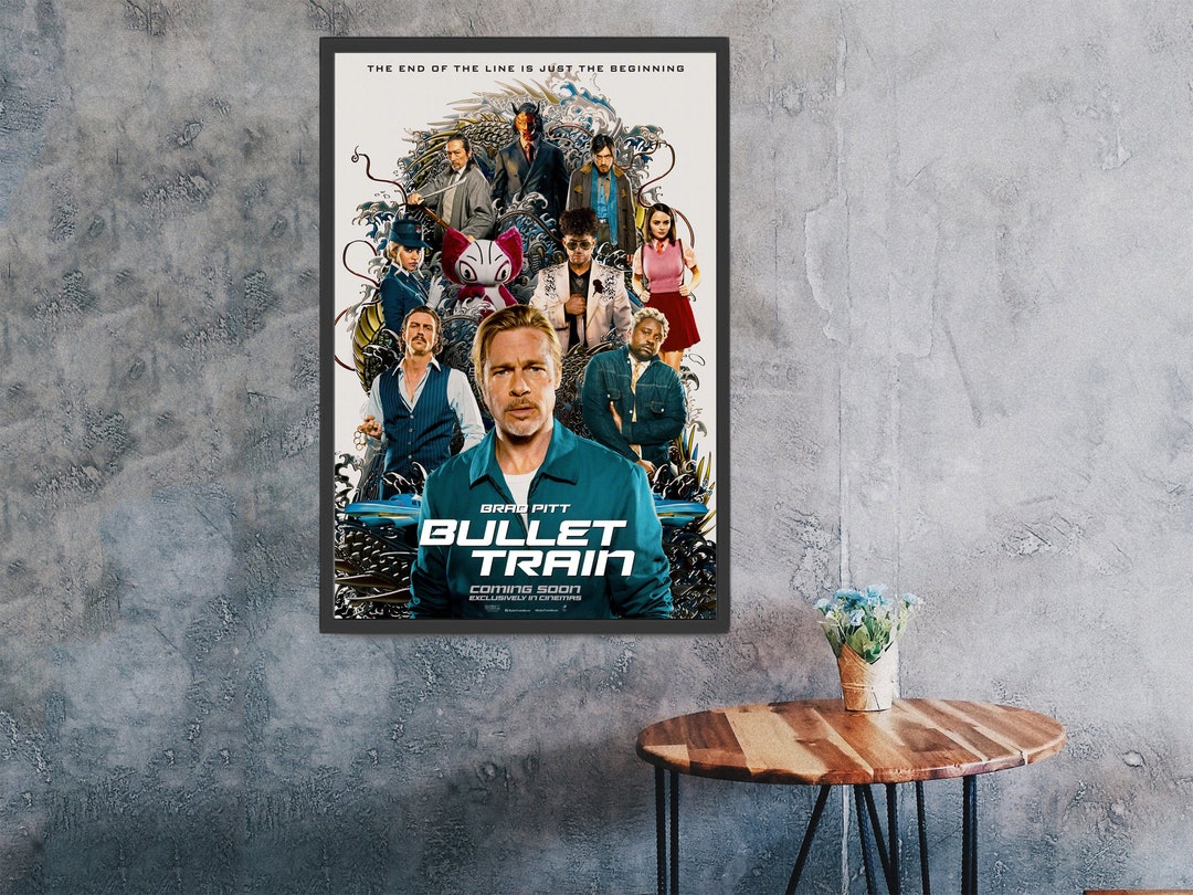 Bullet Train Movie Posters Wall Art Unique Customized Poster Gifts ...