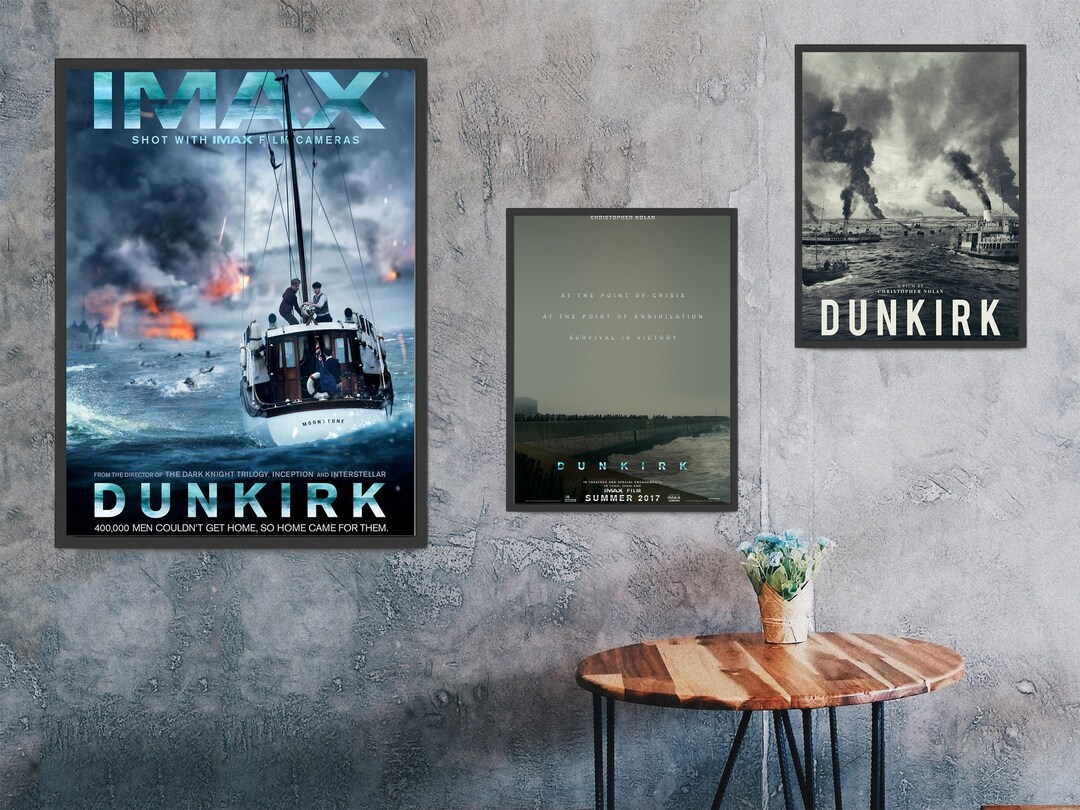 Dunkirk Movie Posters Wall Art Unique Customized Poster Gifts Canvas ...