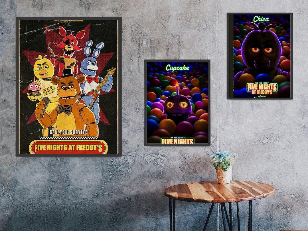 Five Nights at Freddy's Movie Posters Wall Art - Etsy