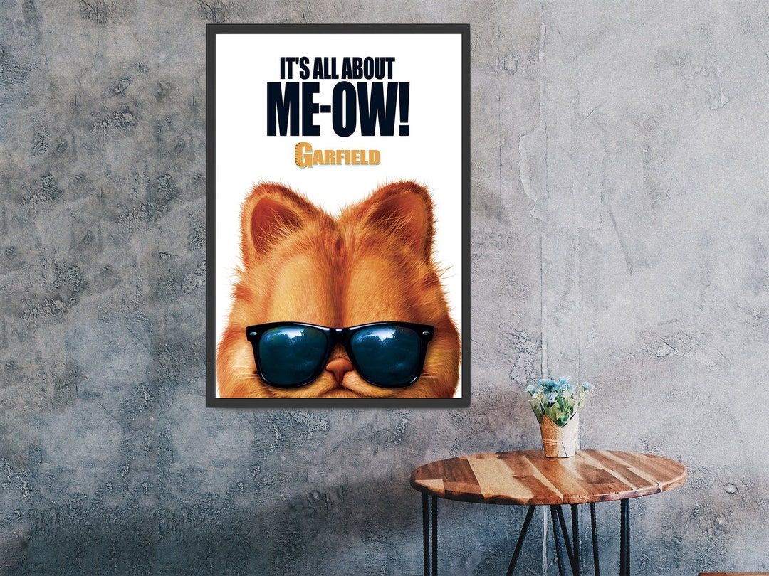 Garfield Movie Posters Wall Art Unique Customized Poster Gifts Canvas ...