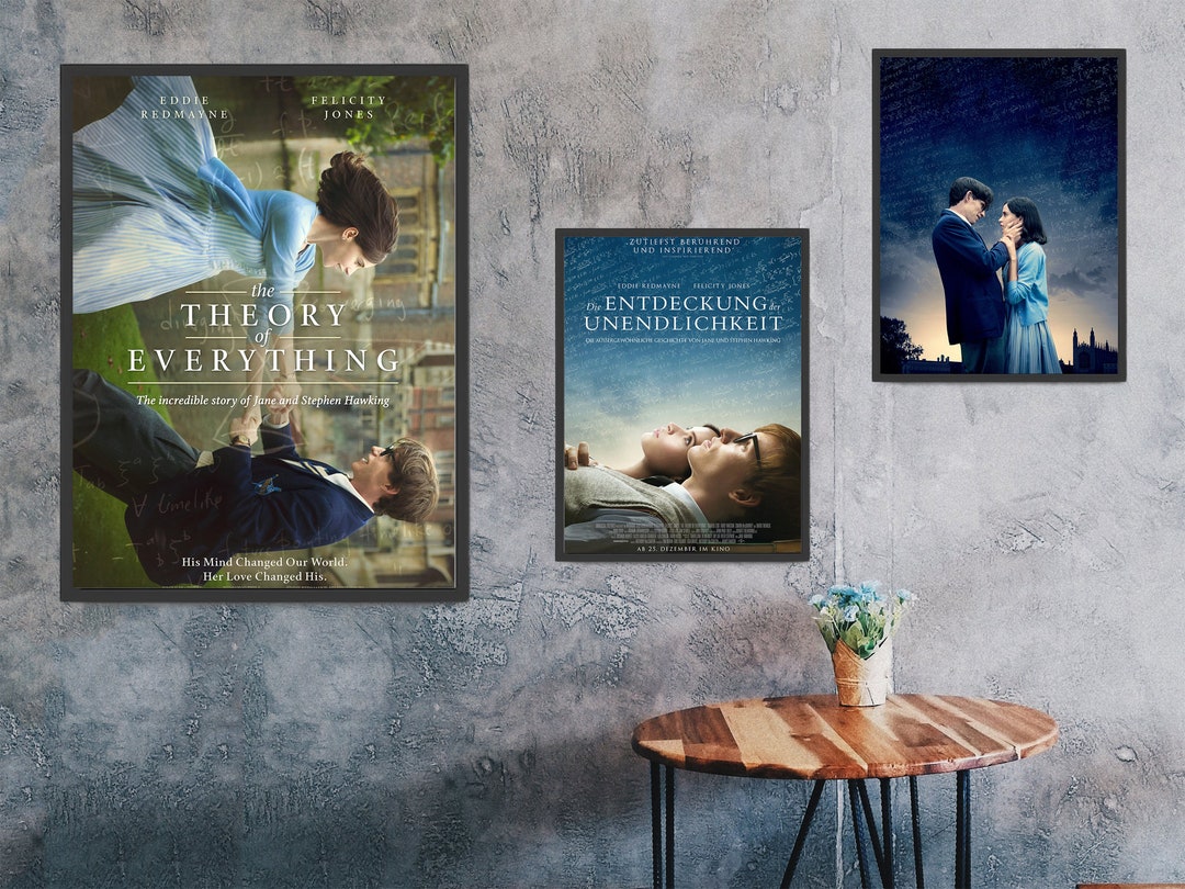 The Theory of Everything Movie Posters Wall Art Unique Customized ...