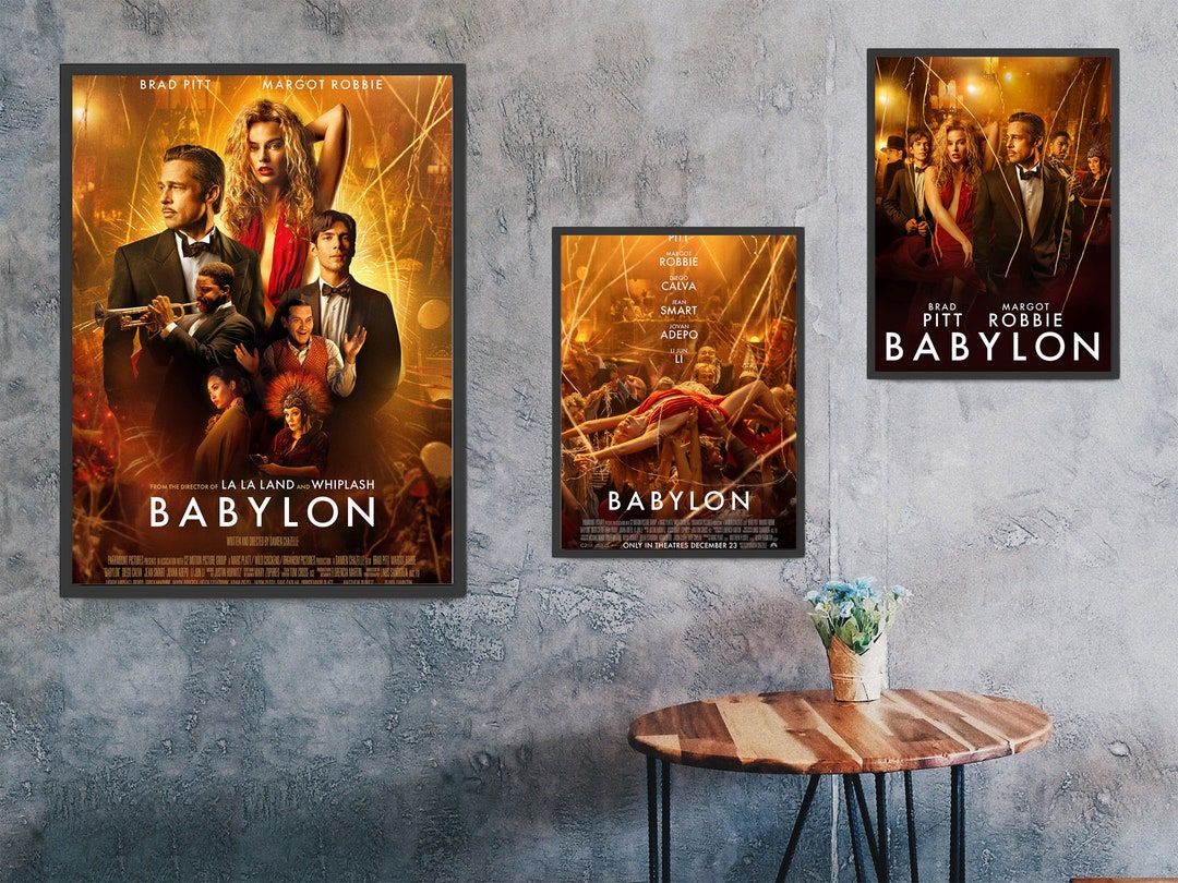 Babylon Movie Posters Wall Art Unique Customized Poster Gifts Canvas ...