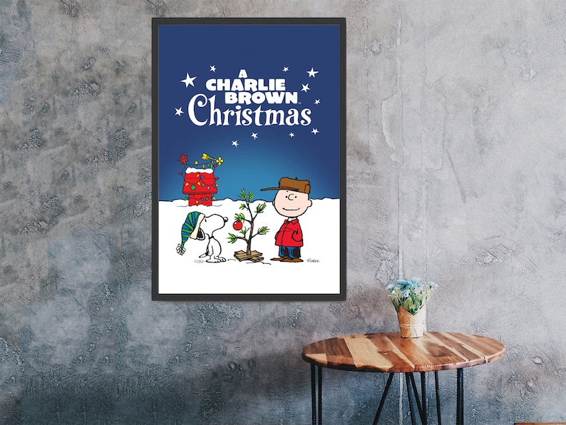 A Charlie Brown Christmas Movie Posters Wall Art Unique Customized ...