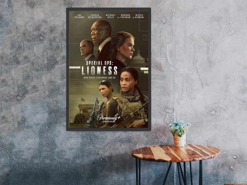 Special Ops Lioness Movie Posters Wall Art Unique Customized Poster ...