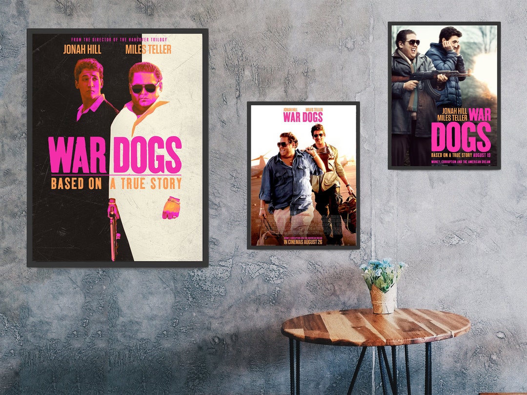 War Dogs Movie Posters Wall Art Unique Customized Poster Gifts Canvas ...