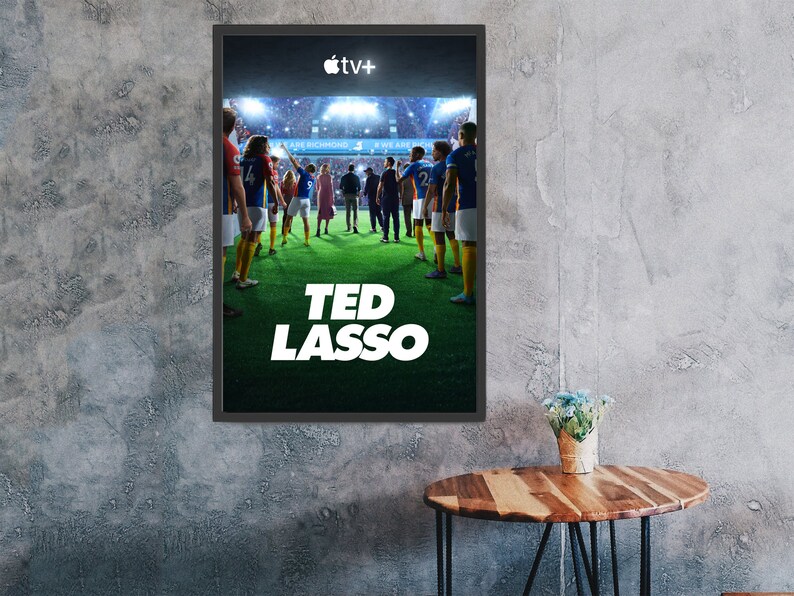 Ted Lasso Season 3 Movie Posters Wall Art Unique Customized Poster Ts Canvas Print Etsy
