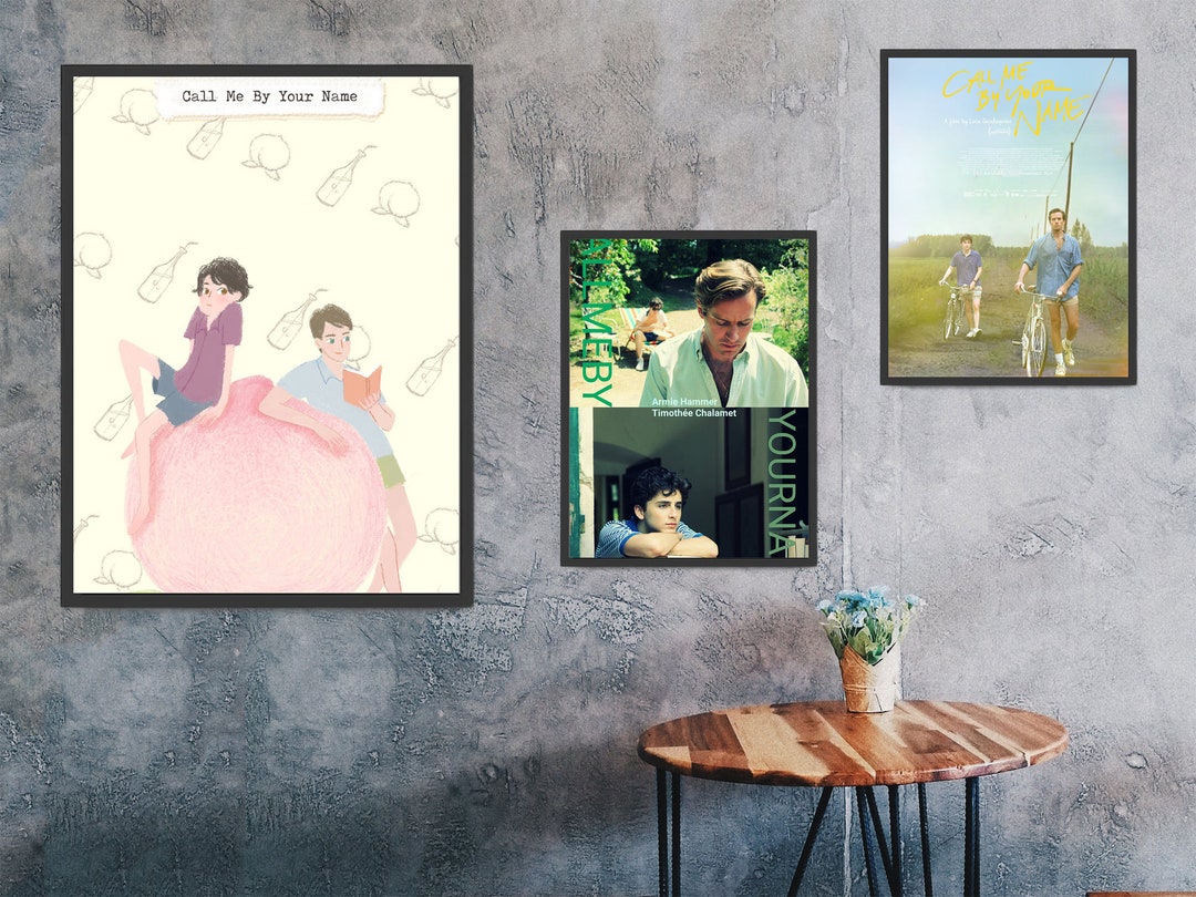 Call Me by Your Name Movie Posters Wall Art Unique Customized Poster ...