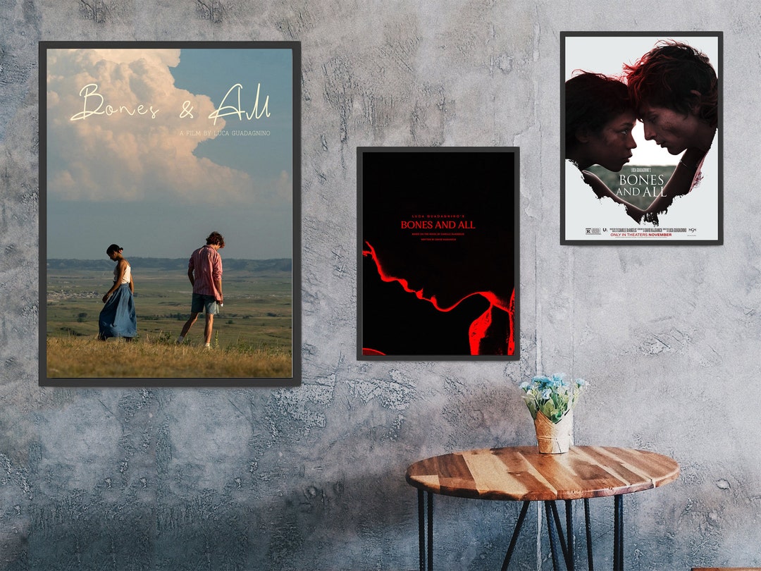 Bones and All Movie Posters Wall Art Unique Customized Poster Gifts ...