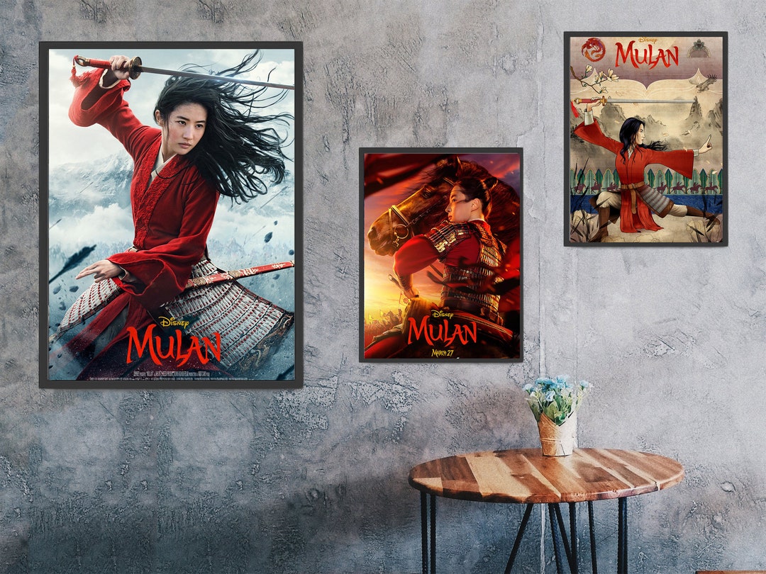 Mulan Movie Posters Wall Art Unique Customized Poster Gifts Canvas ...
